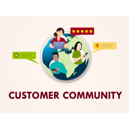 Customer Community PowerPoint and Google Slides Template - PPT Slides