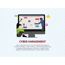 Cyber Harassment PowerPoint and Google Slides Template - PPT Slides