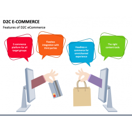 D2C E-Commerce PowerPoint and Google Slides Template - PPT Slides