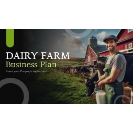 Dairy Farm Business Plan PowerPoint and Google Slides Template - PPT Slides