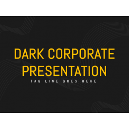Dark Corporate Theme for PowerPoint and Google Slides - PPT Slides