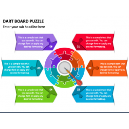 Dart Board Puzzle for PowerPoint and Google Slides - PPT Slides