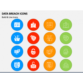Data Breach Icons for PowerPoint and Google Slides - PPT Slides