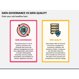 Data Governance Vs Data Quality PowerPoint and Google Slides Template - PPT Slides