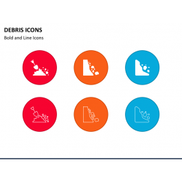 Debris Icons for PowerPoint and Google Slides - PPT Slides