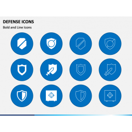 Defense Icons for PowerPoint and Google Slides - PPT Slides