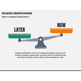 Delayed Gratification PowerPoint and Google Slides Template - PPT Slides