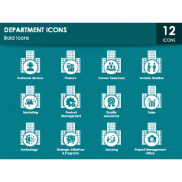 Department Icons for PowerPoint and Google Slides - PPT Slides