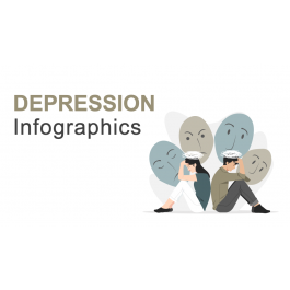 Depression Infographics for PowerPoint and Google Slides - PPT Slides