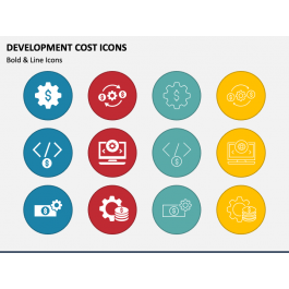 Development Cost Icons for PowerPoint and Google Slides - PPT Slides