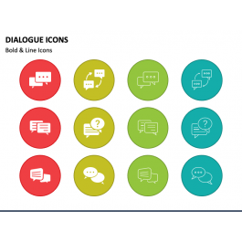 Dialogue Icons for PowerPoint and Google Slides - PPT Slides