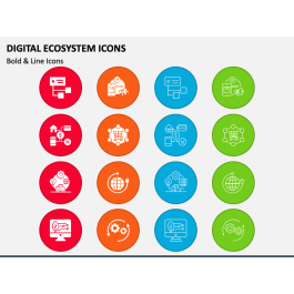 Digital Ecosystem Icons for PowerPoint and Google Slides - PPT Slides