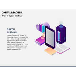 Digital Reading PowerPoint and Google Slides Template - PPT Slides