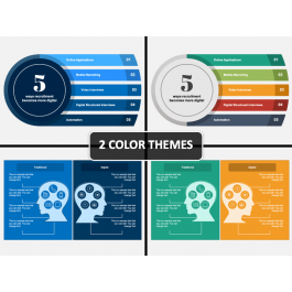 Digital Recruiting PowerPoint and Google Slides Template - PPT Slides