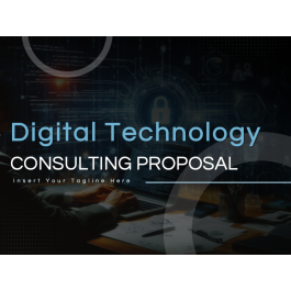 Digital Technology Consulting Proposal PowerPoint and Google Slides Template - PPT Slides