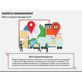Dispatch Management PowerPoint and Google Slides Template - PPT Slides
