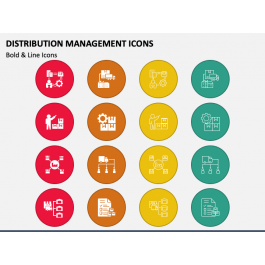 Distribution Management Icons for PowerPoint and Google Slides - PPT Slides