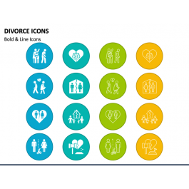 Divorce Icons for PowerPoint and Google Slides - PPT Slides