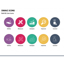 DMAIC Icons for PowerPoint and Google Slides - PPT Slides