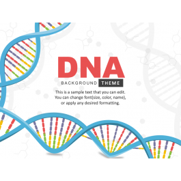 Free DNA Background Presentation Theme for PowerPoint and Google Slides