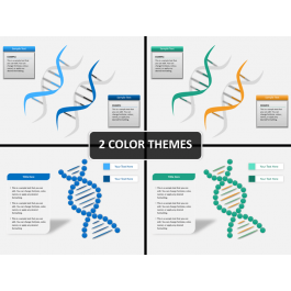 DNA String PowerPoint and Google Slides Template - PPT Slides