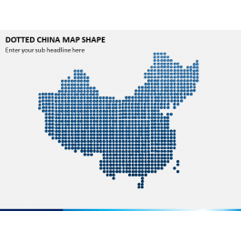 PowerPoint Dotted China Map
