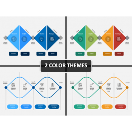 Double Diamond PowerPoint and Google Slides Template - PPT Slides