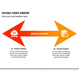 Double Sided Arrow for PowerPoint and Google Slides - PPT Slides