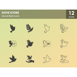 Dove Icons for PowerPoint and Google Slides - PPT Slides