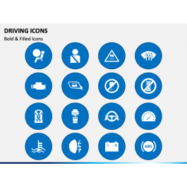 Driving Icons for PowerPoint and Google Slides - PPT Slides