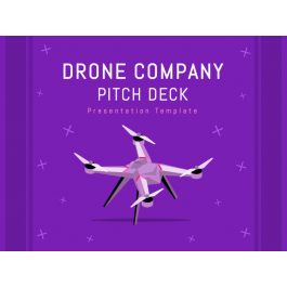 Drone Company Pitch Deck for PowerPoint and Google Slides - PPT Slides