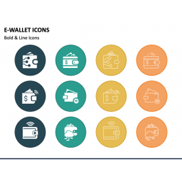 E-Wallet Icons for PowerPoint and Google Slides - PPT Slides