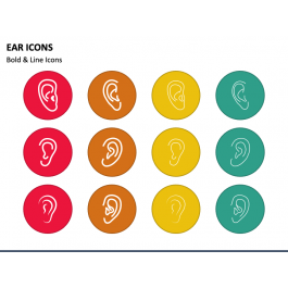 Ear Icons for PowerPoint and Google Slides - PPT Slides