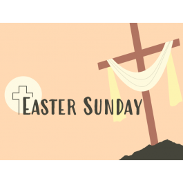 Free - Easter Sunday PowerPoint Template and Google Slides Theme