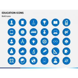 Education Icons for PowerPoint and Google Slides - PPT Slides