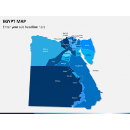 Egypt Map for PowerPoint and Google Slides - PPT Slides