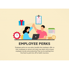 Employee Perks PowerPoint and Google Slides Template - PPT Slides