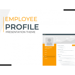 Free - Employee Profile PowerPoint Template and Google Slides Theme