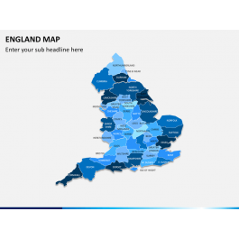 England Map Template for PowerPoint and Google Slides - PPT Slides