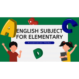 Free - English Subject for Elementary Presentation for PowerPoint and ...