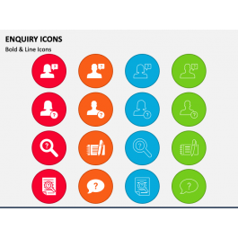 Enquiry Icons for PowerPoint and Google Slides - PPT Slides