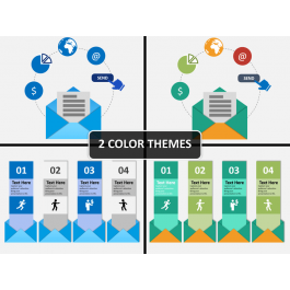 Envelopes and Notes PowerPoint and Google Slides Template - PPT Slides