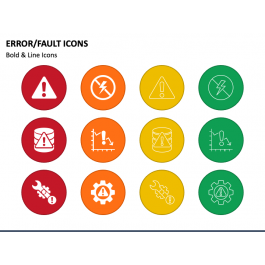 Error Fault Icons for PowerPoint and Google Slides - PPT Slides
