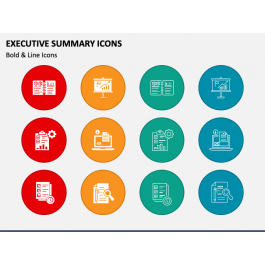 Executive Summary Icons for PowerPoint and Google Slides - PPT Slides