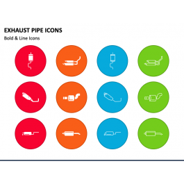 Exhaust Pipe Icons for PowerPoint and Google Slides - PPT Slides