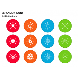Expansion Icons for PowerPoint and Google Slides - PPT Slides
