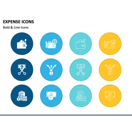 Expense Icons for PowerPoint and Google Slides - PPT Slides