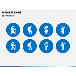 Explorer Icons for PowerPoint and Google Slides - PPT Slides