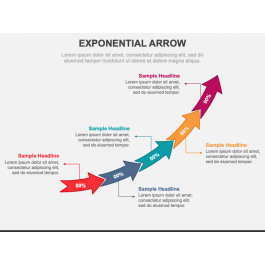 Exponential Arrow for PowerPoint and Google Slides - PPT Slides