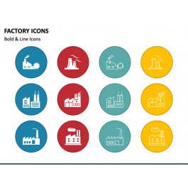 Factory Icons for PowerPoint and Google Slides - PPT Slides